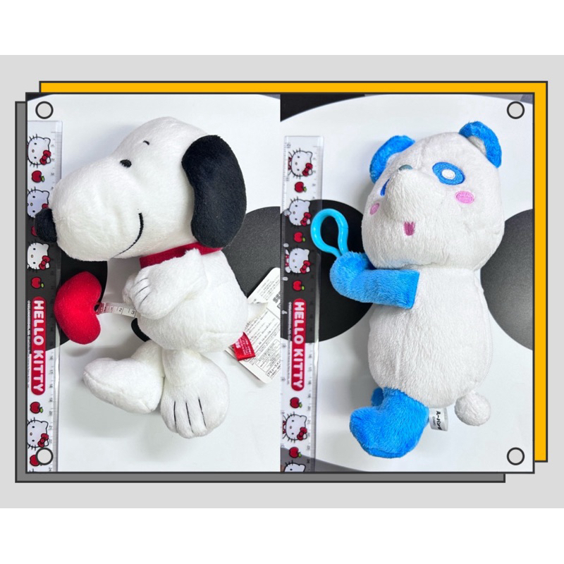 *Ready Stock* Snoopy - Tape Measurements Dolls / AAA Panda Keychain Bag ...
