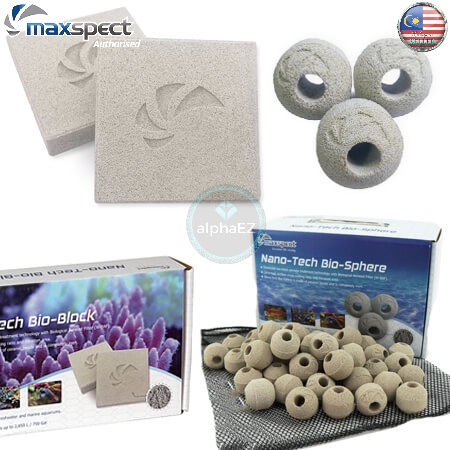 MAXSPECT NANO-TECH BIO-BLOCKS BIO-SPHERE 1KG 2KG for Marine Saltwater ...