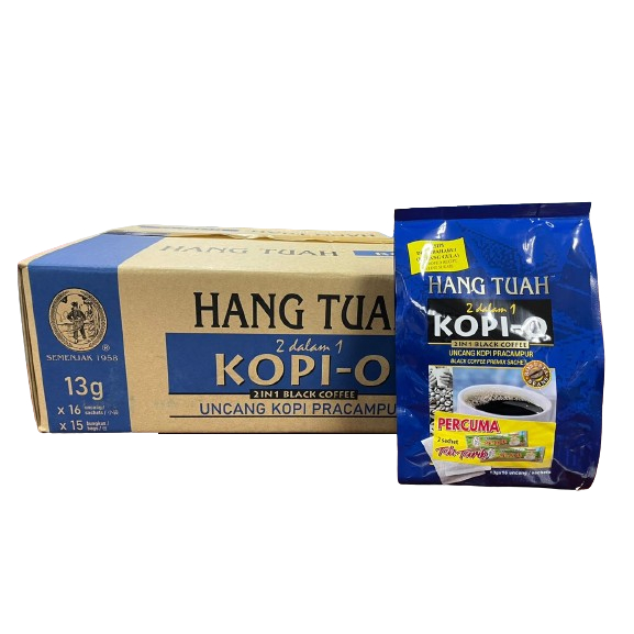 Hang Tuah 2in1 Robusta-Blue Kopi'O Uncang - CARTON 13gX16sachetX15packet | Shopee Malaysia