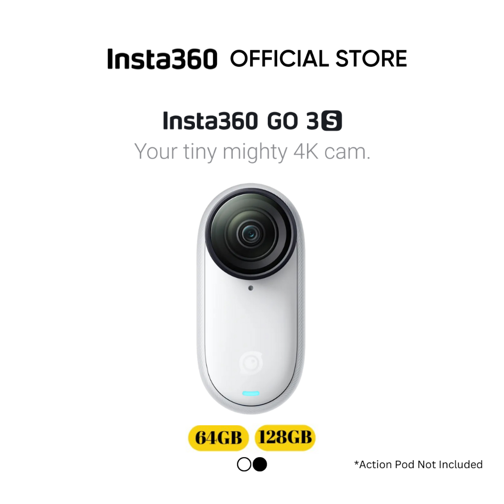 Insta360 GO3S Standalone Camera Only 4K Video Action Cam / Go 3S ...