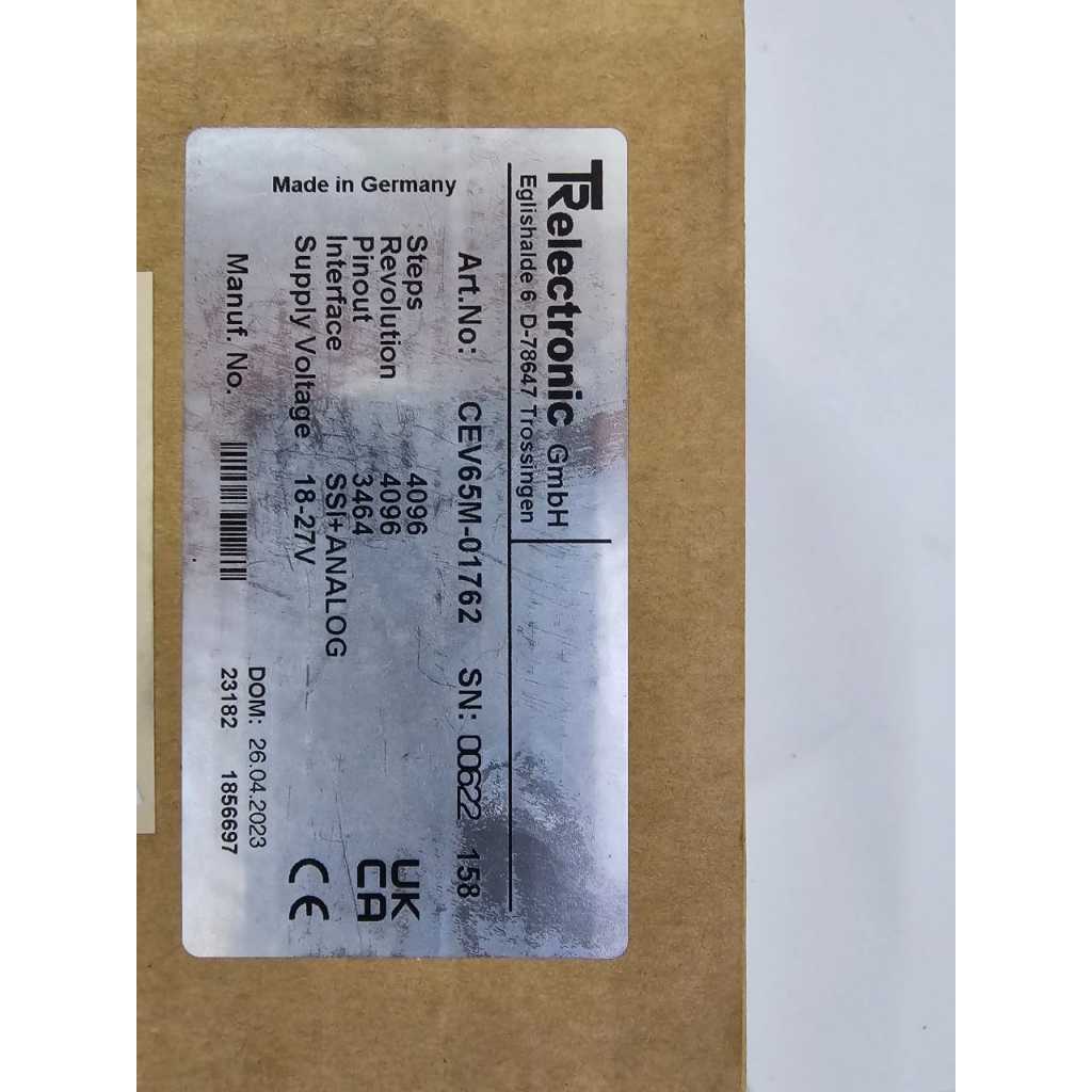 TR Electronic Rotary Absolute Encoder CEV65M-01762 | Shopee Malaysia