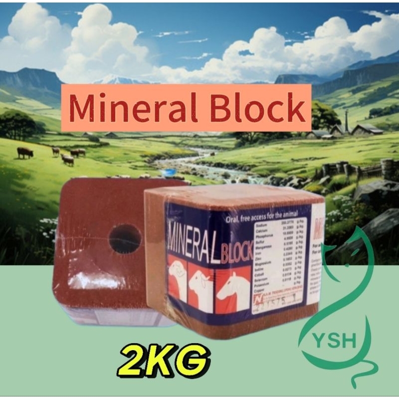 Mineral Block Garam Jilat Lembu / Kambing /Russian/ Kuda 2Kg | Shopee ...