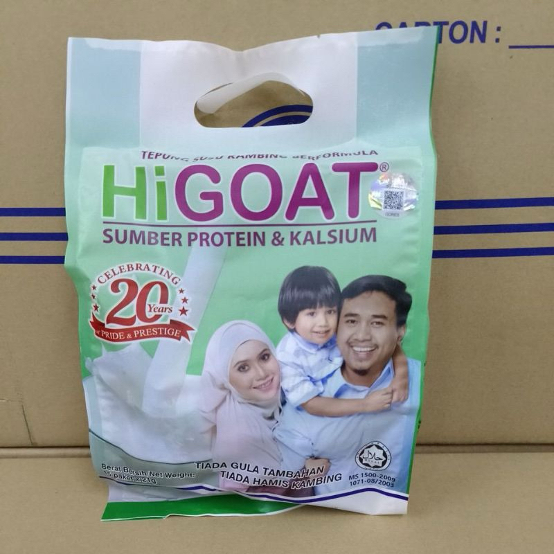 HIGOAT ORIGINAL SUSU KAMBING 15 sacket | Shopee Malaysia