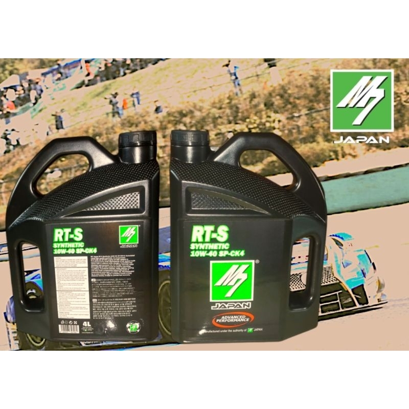 🔥NEW🔥Original M7 Japan RT-S Synthetic 10W-40 SP-CK4 4L engine oil ...
