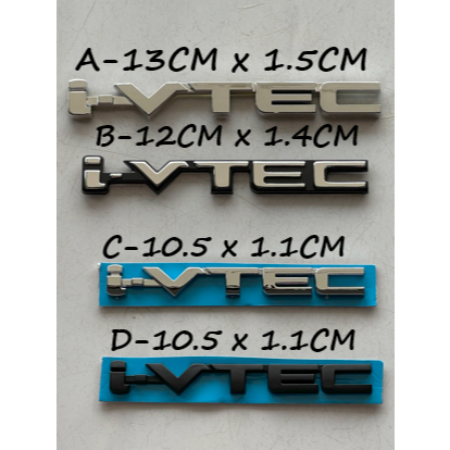 HONDA I-VTEC EMBLEM LOGO | Shopee Malaysia
