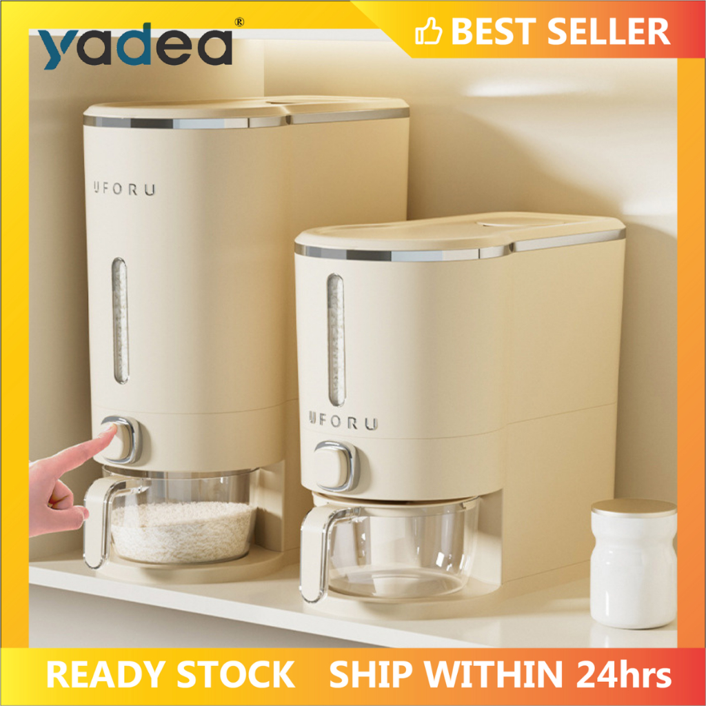 Sealed Rice Bucket Kitchen Rice Storage Box Moisture Insect-Proof Rice ...