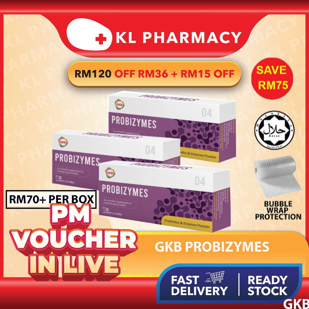 GKB Probizymes(Probiotic & Enzymes Powder) 30s | Shopee Malaysia