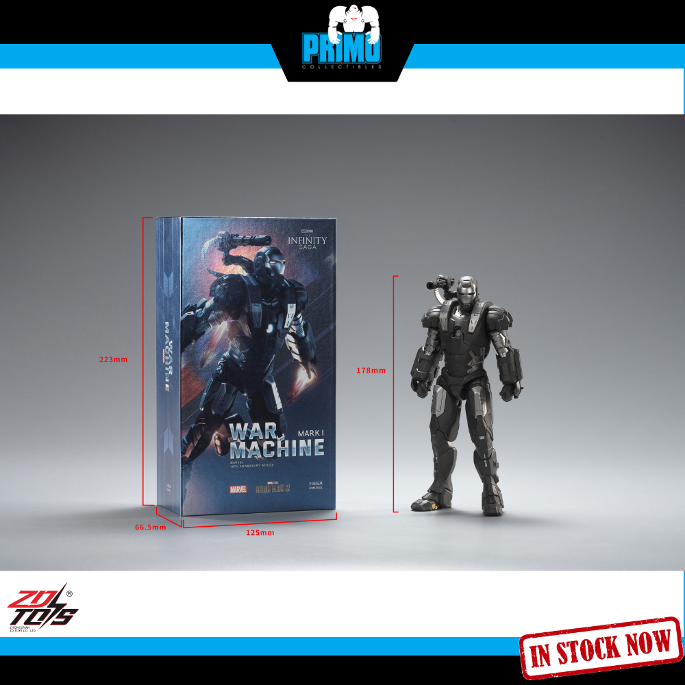 ZD Toys War Machine Mark 1 Iron Man Action Figure[Ready Stock] | Shopee ...
