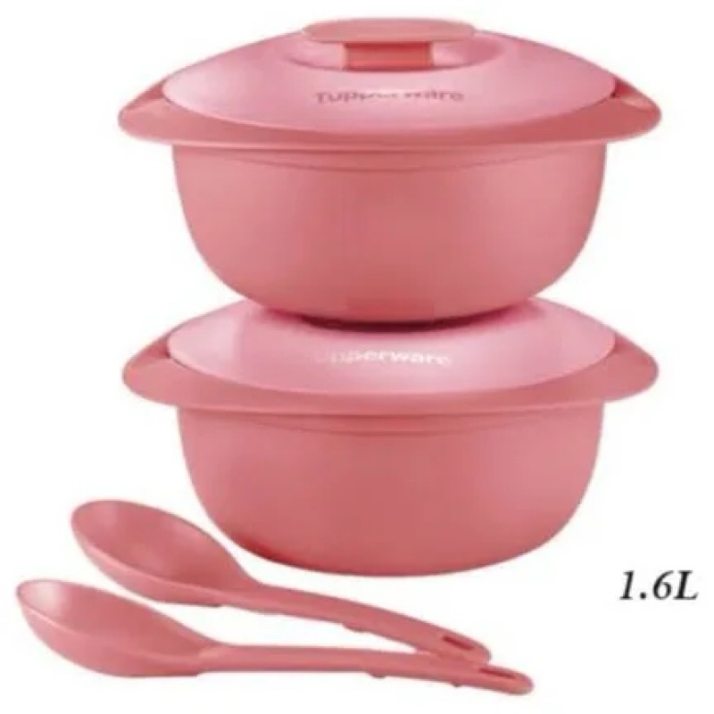 READY STOCK 】 Tupperware Gourmet Server Set Royale Blue Petit Serveware ...