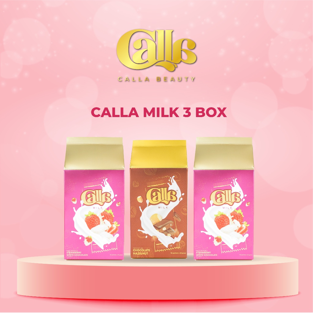 COMBO 3 BOX | Calla Milk HQ Susu Kambing Chocolate Hazelnut Macchiato ...