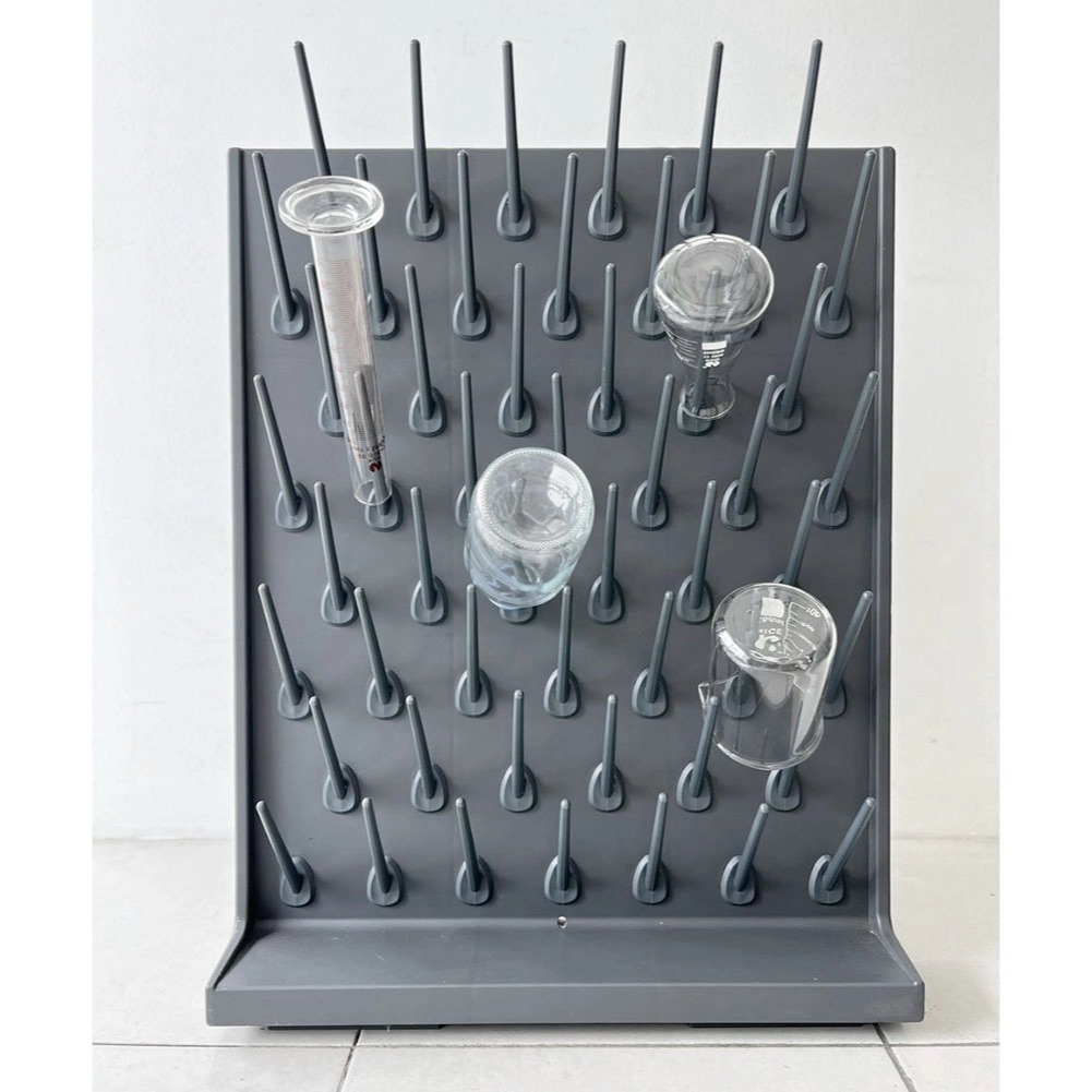 Lab Draining Rack Drying Tube Rack Laboratory Use 27 Pegs 52 Pegs ...