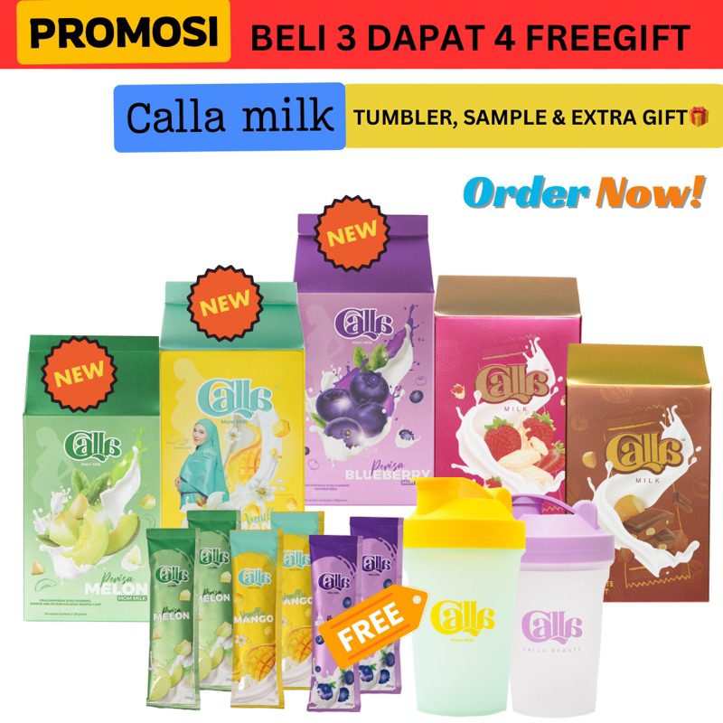 OFFER🔥🔥CALLA MILK SET COMBO FREE SHAKER | Shopee Malaysia