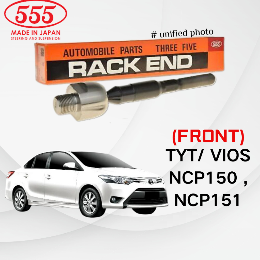 TOYOTA VIOS NCP150 , NCP151 555 JAPAN BRAND STEERING RACK END (SET ...