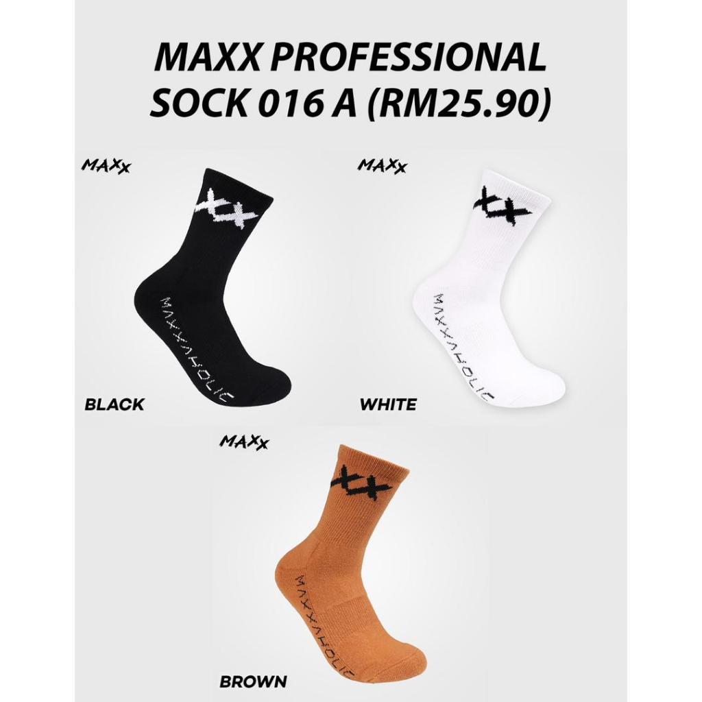 MAXX PROFESSIONAL SOCK 016(100% ORIGINAL) | Shopee Malaysia