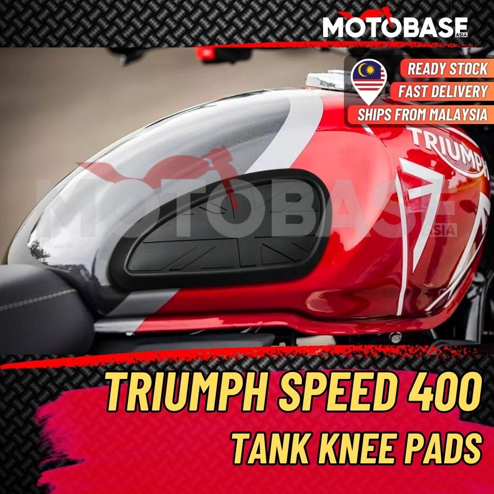 Triumph Speed 400 Knee Pads Tank Side Scrambler 400X 400 X Pad ...