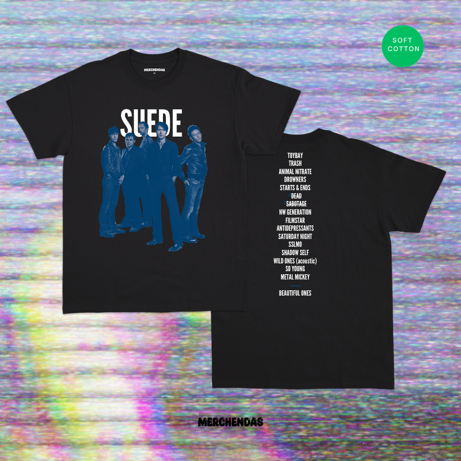 Limited Edition Suede Kuala Lumpur Tour 2024 Setlist Soft Cotton Shirt ...