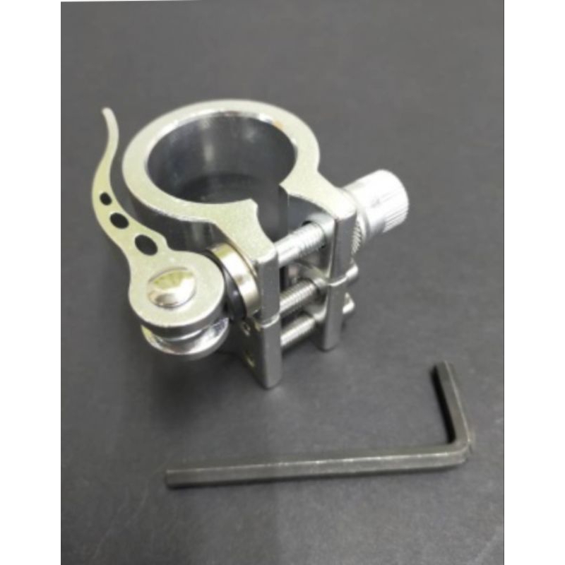 Heavy Duty Aluminium Quick Release Pole Clamp (Double) 33mm x 38mm ...