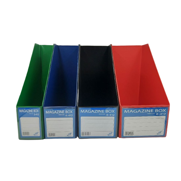 EAST FILE PVC Magazine Box Filling Case (3" inch/4" inch/ 5" inch / 6 ...