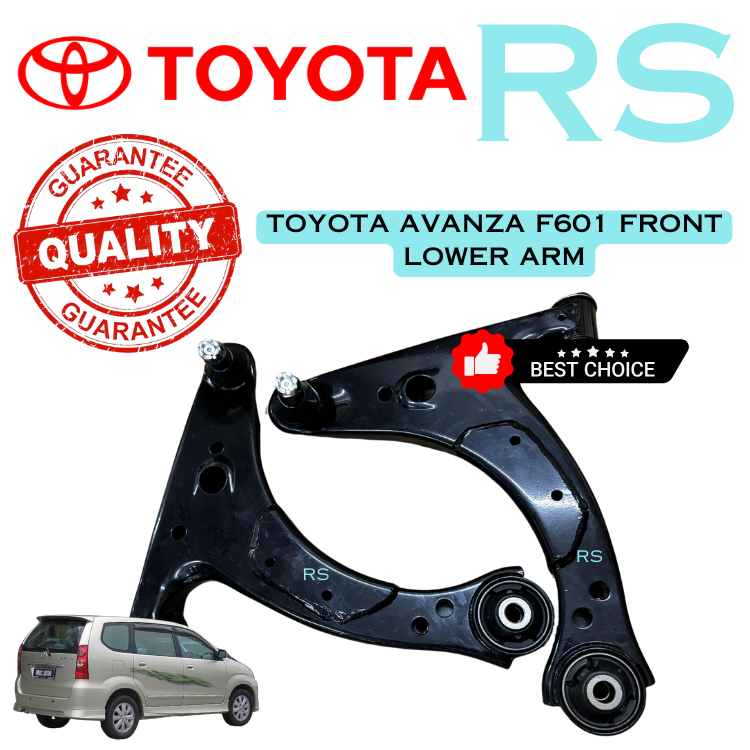 Toyota Avanza 1.3 F601, 1.5 F602 Front Lower Arm Left & Right | Shopee ...