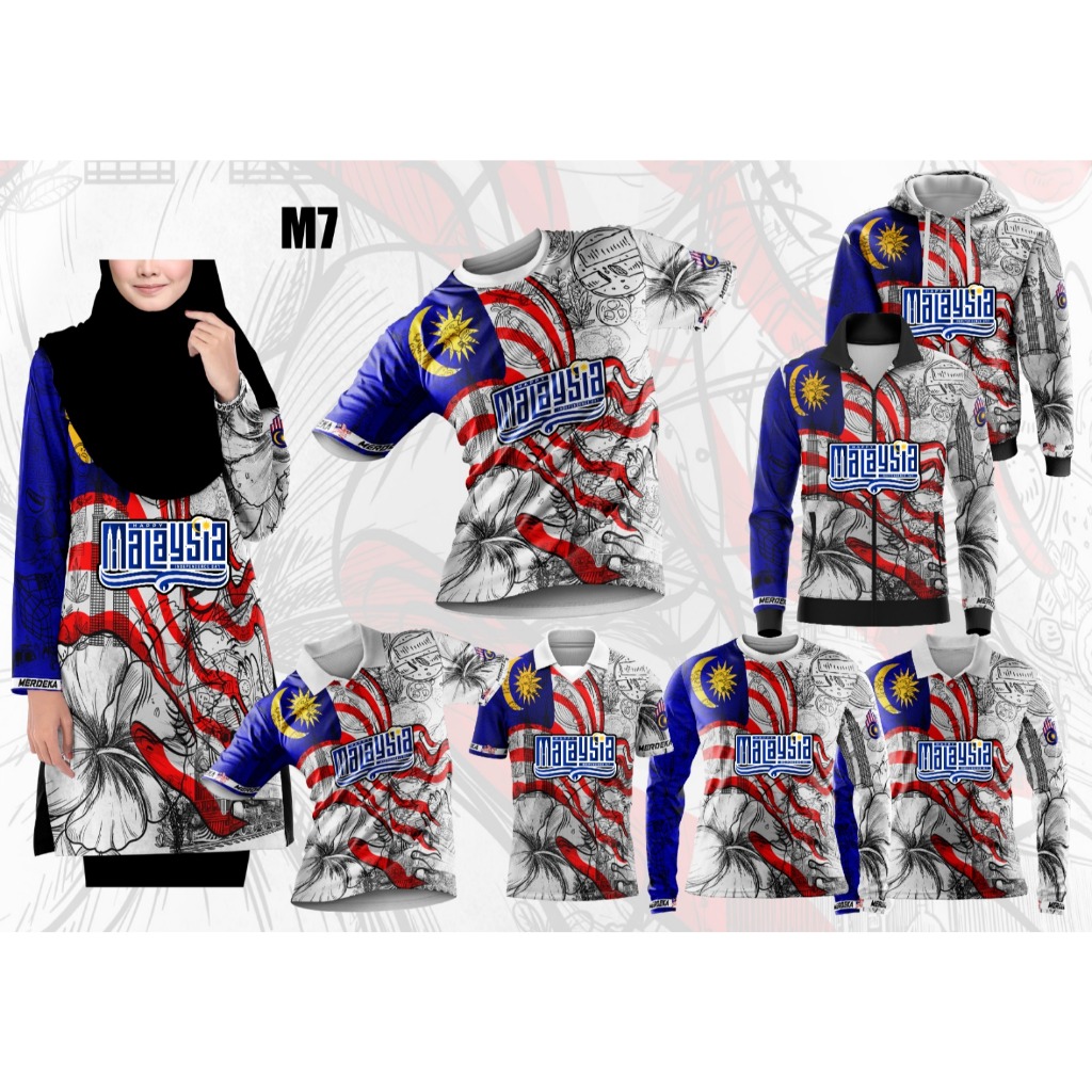 MERDEKA CODE M7 FULL SUBLIMATION | Shopee Malaysia