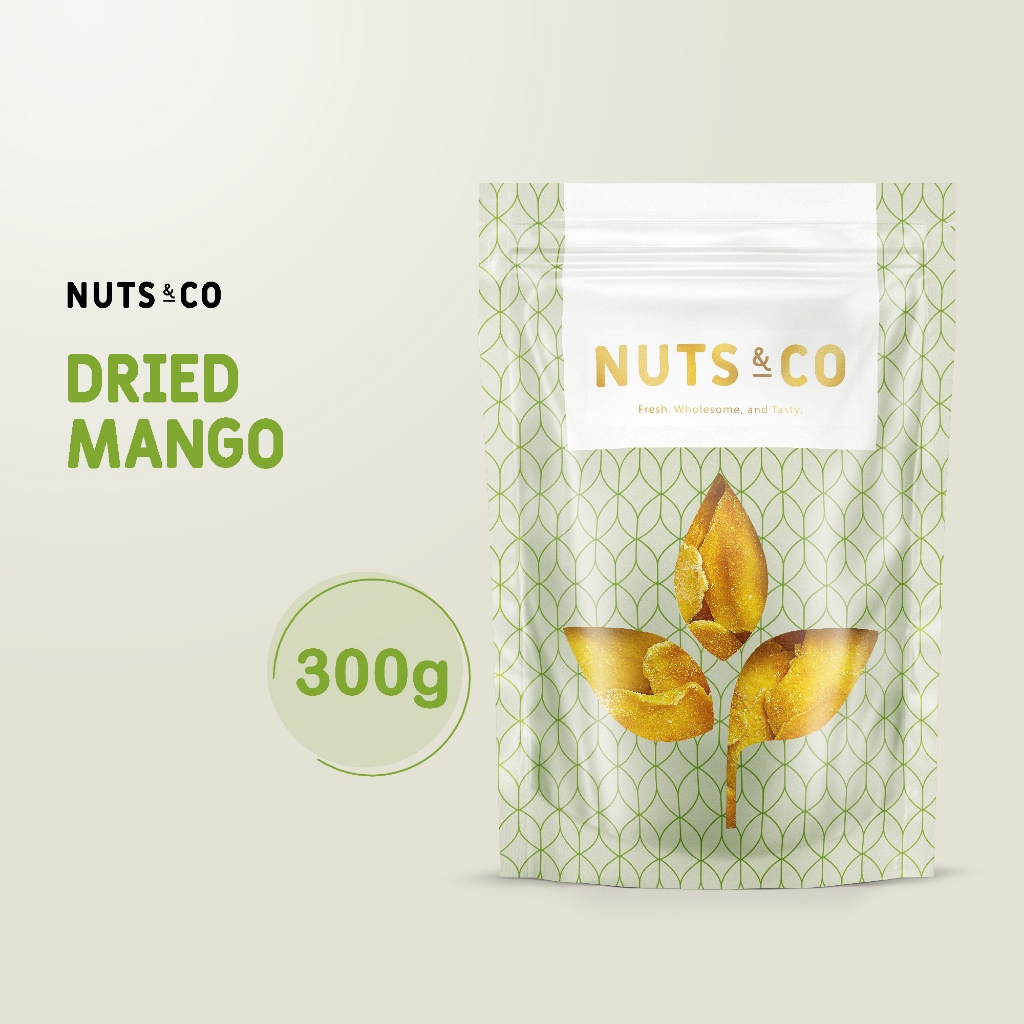 Nuts & Co Dried Mango 300g Buah Mangga Kering 芒果干 Halal Ready to Eat ...