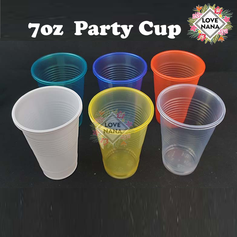 【2000pc】7oz Plastic Disposable Cup | Buffet Cup | Party Cup | KENDURI ...