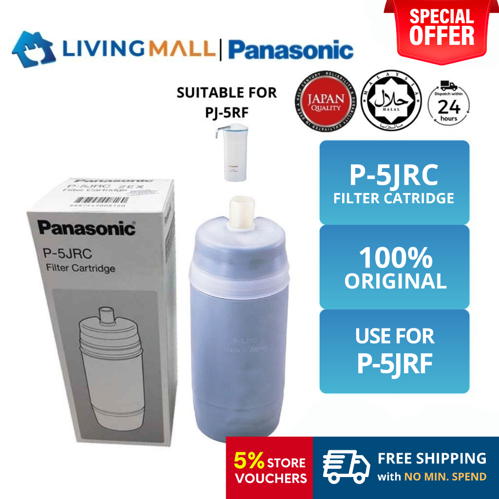 [𝐅𝐑𝐄𝐄 𝐃𝐄𝐋𝐈𝐕𝐄𝐑𝐘] PANASONIC P-5JRC Water Filter Cartridge For Water ...