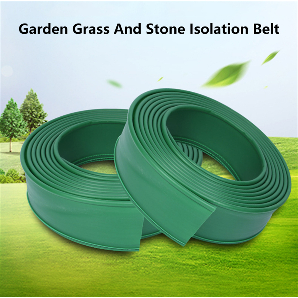Plastic Landscape Edging Roll for Garden, Flower Beds, and Lawn, Black ...