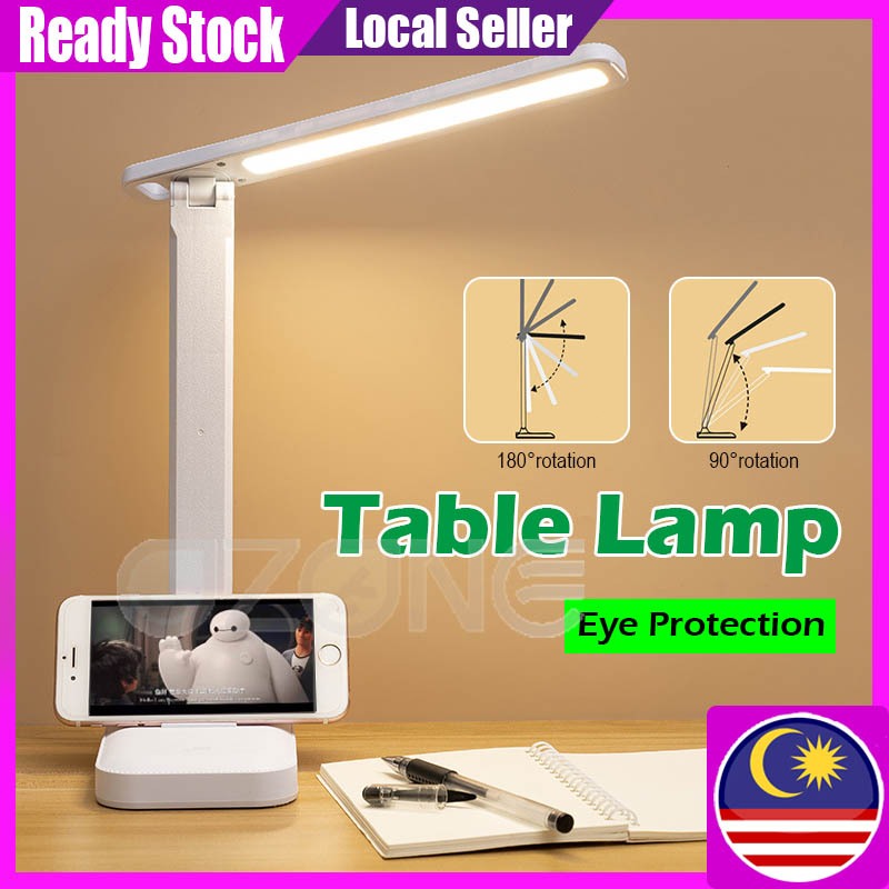 Learning LED Desk Lamp Adjustable Study Table Lamp USB Charging Light ...
