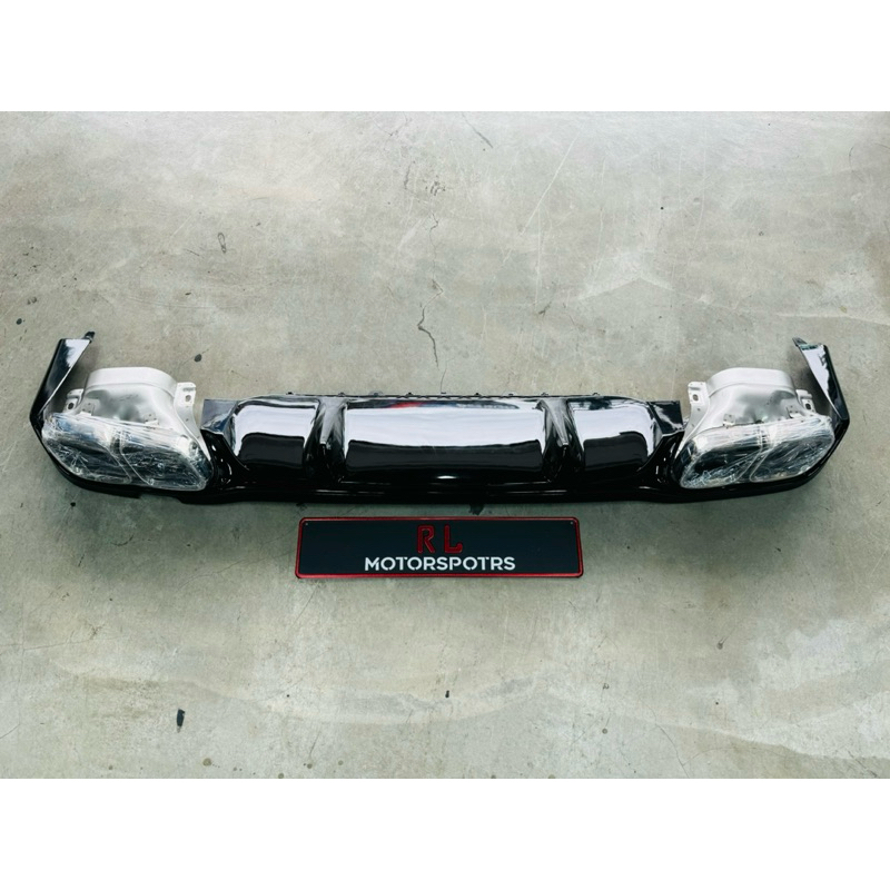 Mercedes Benz w213 facelift E class 2022 2023 2024 rear bumper diffuser ...
