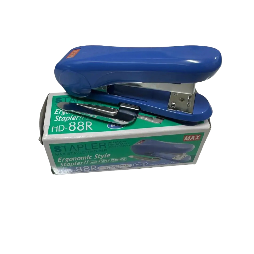 Max Ergonomic Style Stapler HD-88R ( With Staple Remover / Use Max 2115 ...