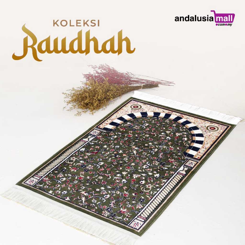 KOLEKSI RAUDHAH 4mm 10 - Sejadah Raudhah Andalusia Original Madinah ...