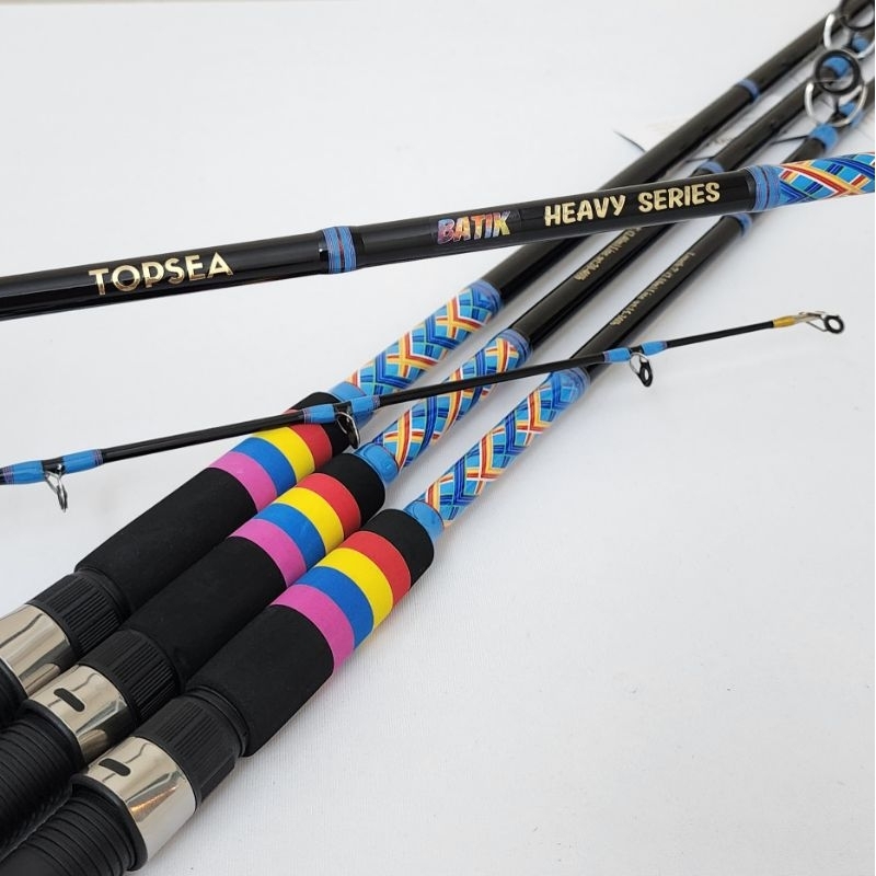 TOPSEA BATIK ROD PANCING PANTAI KELONG KOLAM | Shopee Malaysia