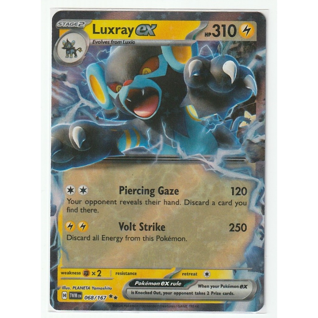 Luxray ex (068/167) Ultra Rare | SV6 Twilight Masquerade [Pokemon TCG] | Shopee Malaysia