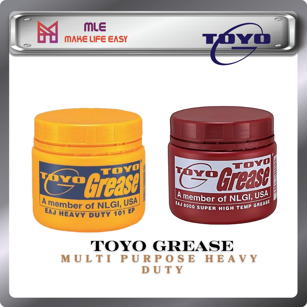 TOYO MULTI PURPOSE HEAVY DUTY GREASE EAJ 101EP 450G YELLOW / TOYO SUPER ...