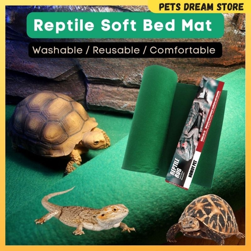 Reptile Soft Mat Terrarium tortoise mat reptile washable carpet ...