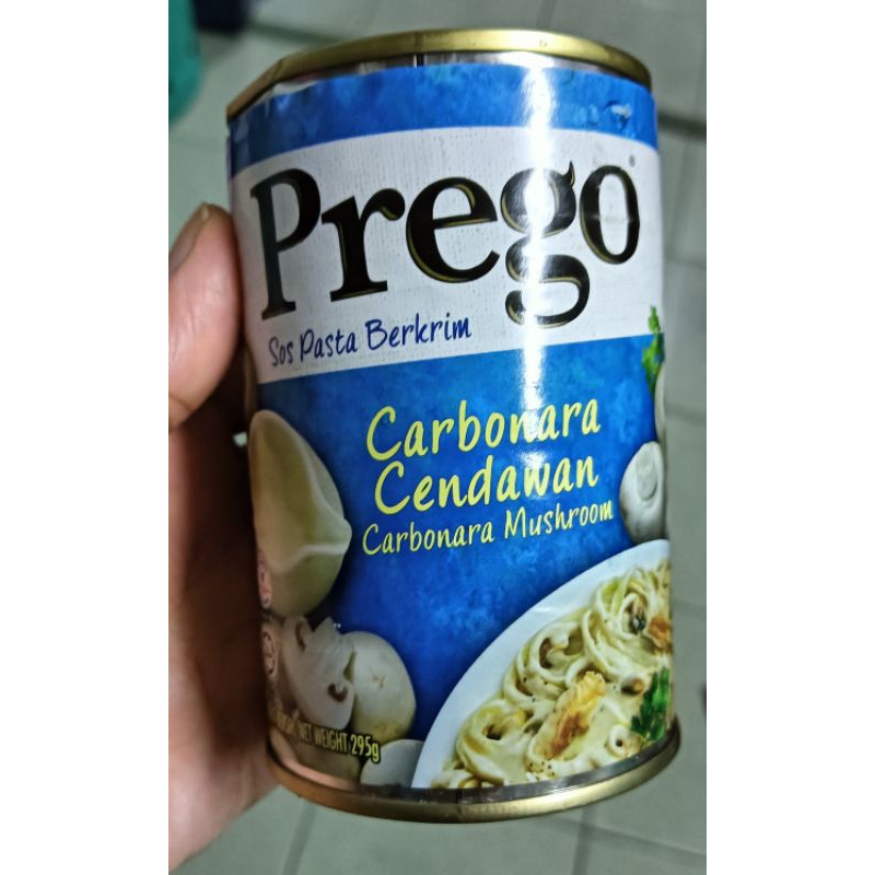 Prego Carbonara Mushroom Pasta Sauce /Sos Pasta Carbonara Cendawan ...
