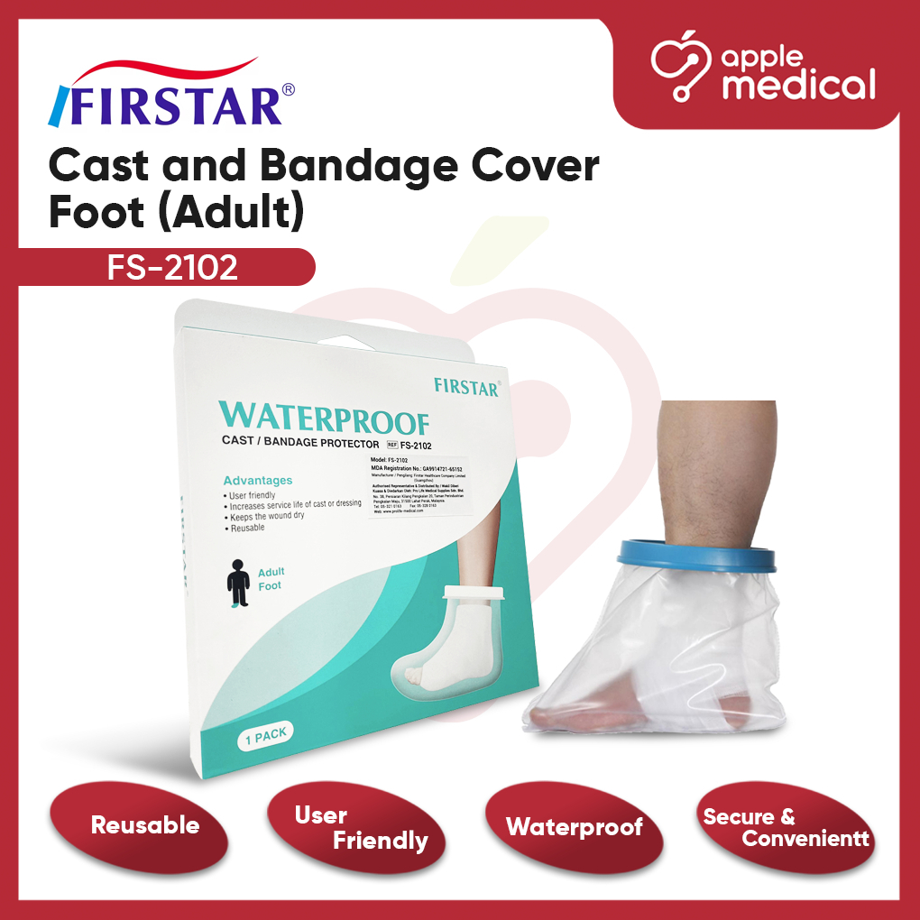 Firstar Cast & Bandage Cover Foot Waterproof / Tuang & Balutan Penutup ...