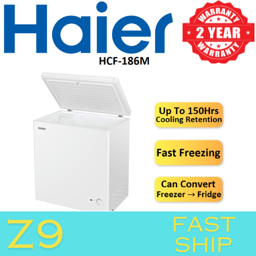 HAIER CHEST FREEZER HCF-HCF-186M/HCF-136M PETI BEKU FRIDGE | Shopee ...