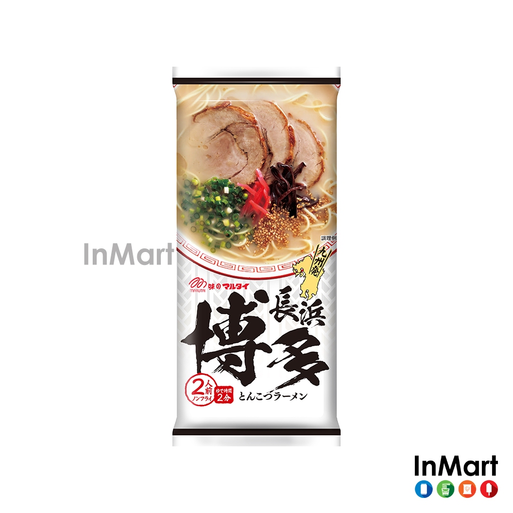 Marutai Hakata Tonkotsu Ramen 196g 日本博多豚骨拉面 2人份 | Shopee Malaysia
