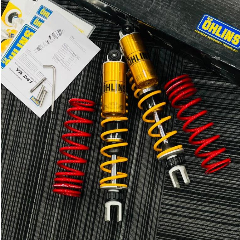 100% Original OHLINS YA241 Yamaha XMax 250 300 V1 V2 X-Max Absorber Set ...