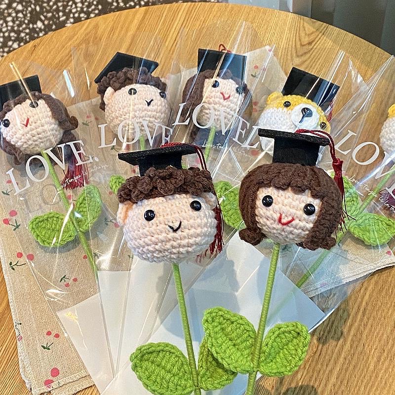 Handmade Woven Flower Graduation Season Souvenir Gift DIY Graduate ...