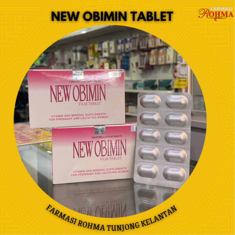 [🔥FARMASI ROHMA🔥] NEW OBIMIN FILM TABLET | Shopee Malaysia