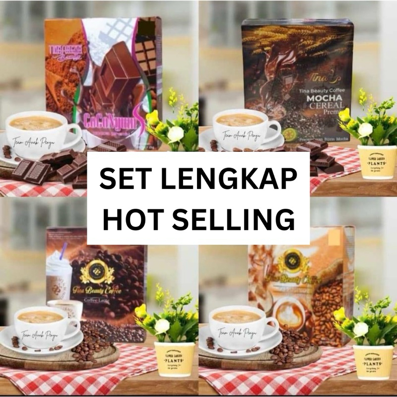 TINA BEAUTY COFFEE SET LENGKAP MINUMAN GS | Shopee Malaysia