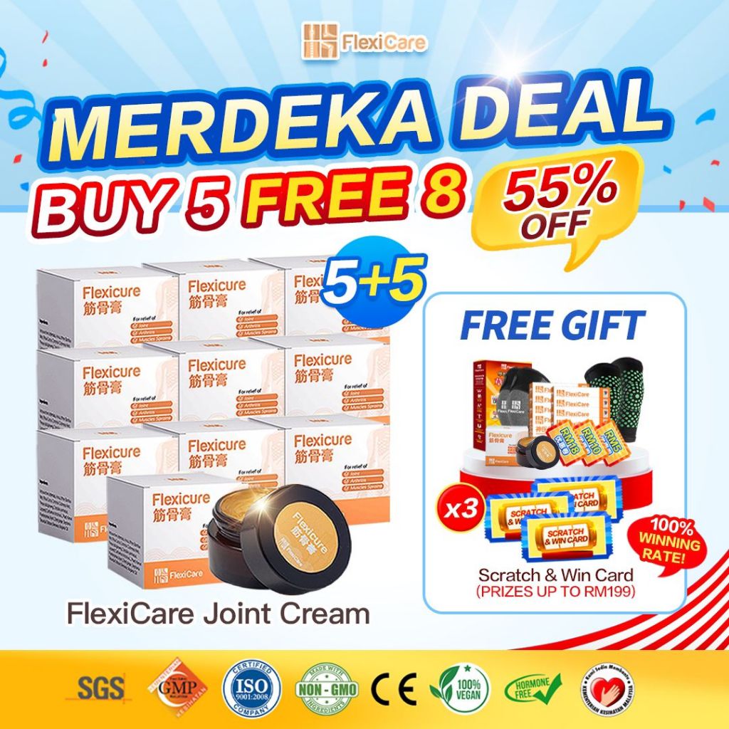 FlexiCare Official | Flexicure Joint Cream PROMO Knee Arthritis Muscle ...