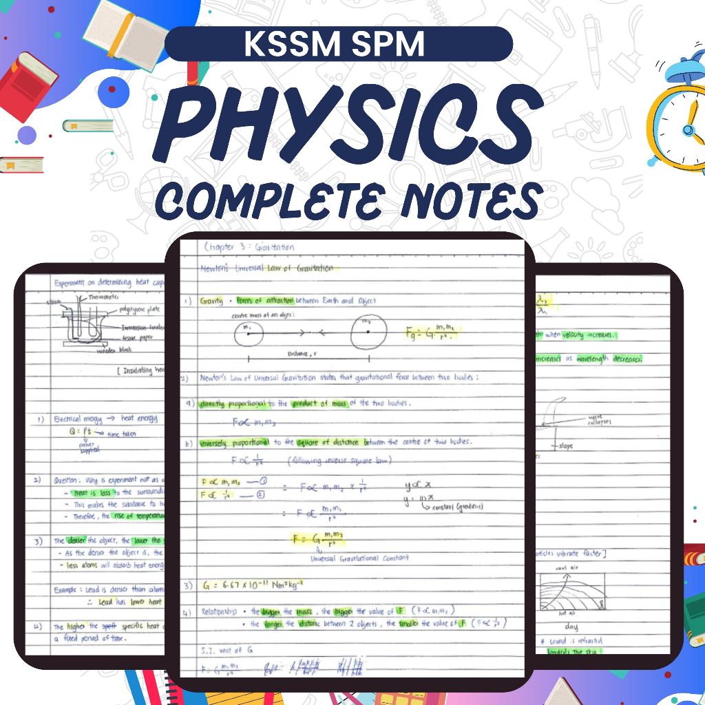 KSSM SPM A+ PHYSICS NOTES | [PDF] | Notes by A+ student | Shopee Malaysia