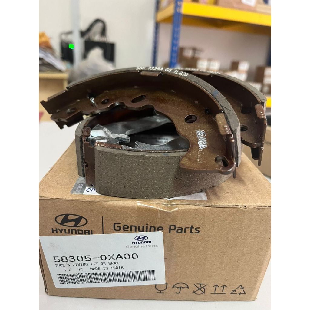 100% ORIGINAL (HYUNDAI KIA) REAR BRAKE SHOES HYUNDAI I10>>58305 0XA00 ...