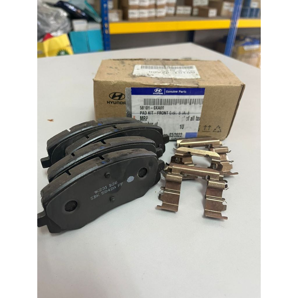 100% ORIGINAL (HYUNDAI KIA) FRONT BRAKE PAD HYUNDAI I10/ KIA PICANTO ...