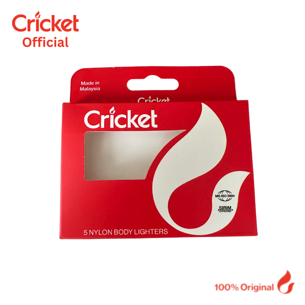 Cricket Lighters Packaging Box - Red | Shopee Malaysia