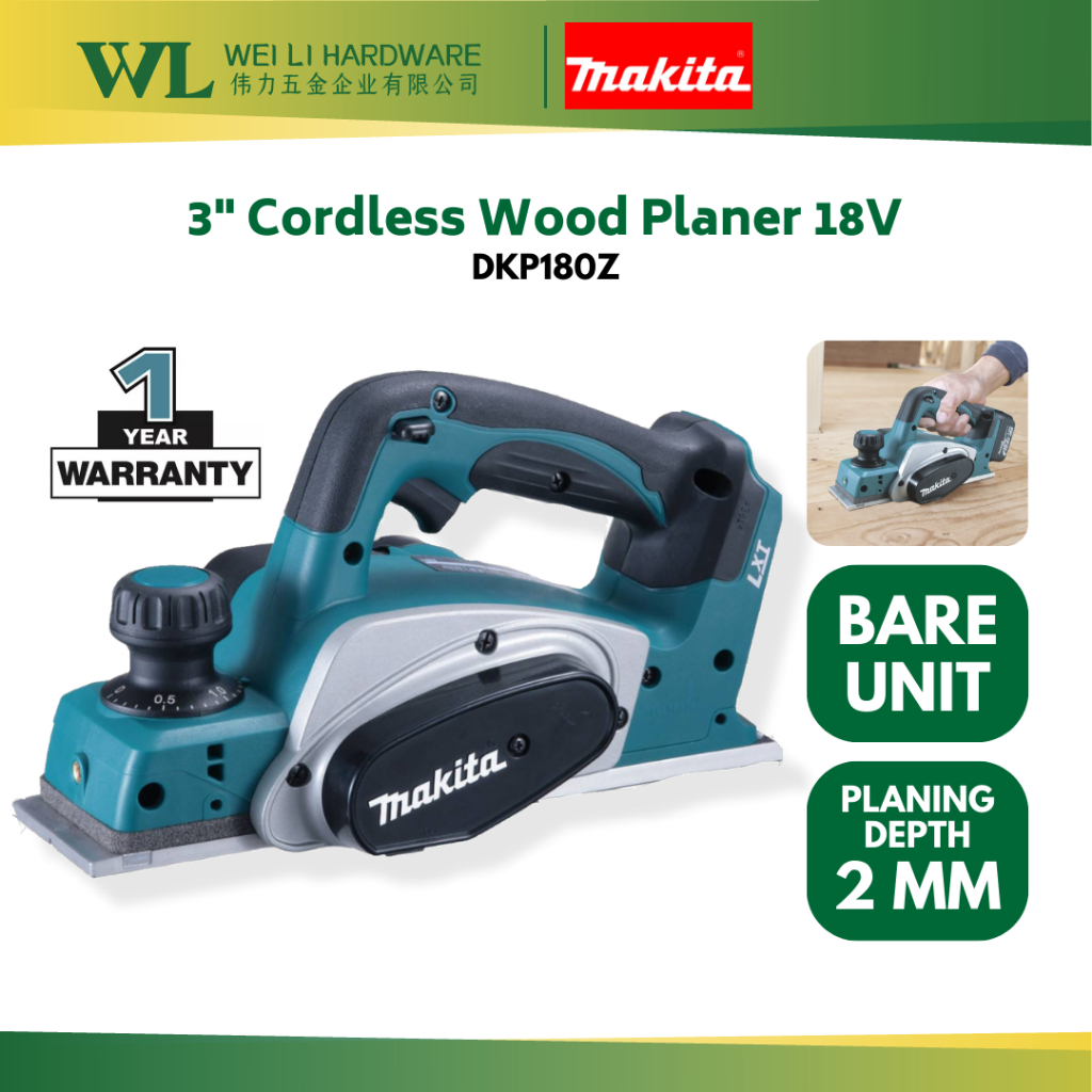 Makita DKP180Z Cordless Planer 18V/ mesin ketam kayu makita / wood ...